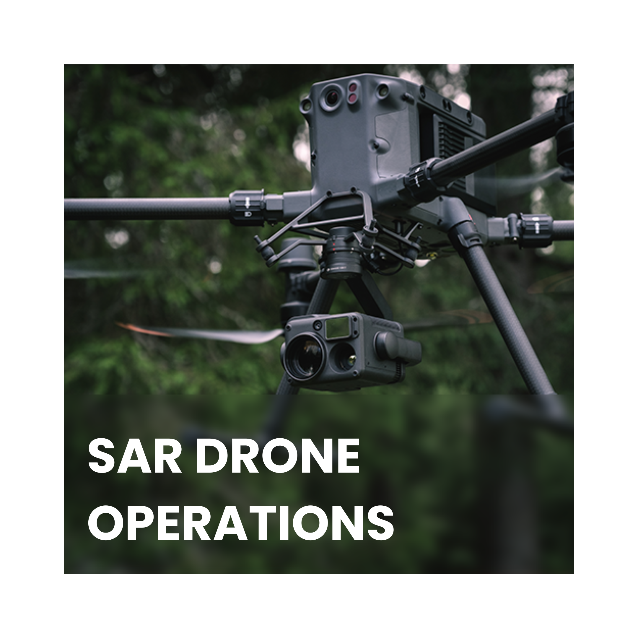 Opérations de recherche et de sauvetage par drone (SAR)